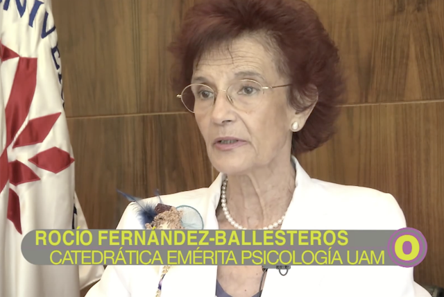 NOSOTROS MAYORES: Rocío Fernández-Ballesteros una mujer con vitalidad.