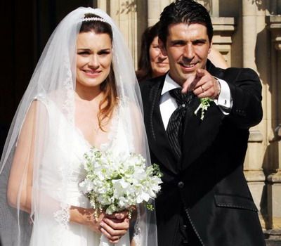Alena Seredova and Gigi Buffon - Red Carpet Wedding