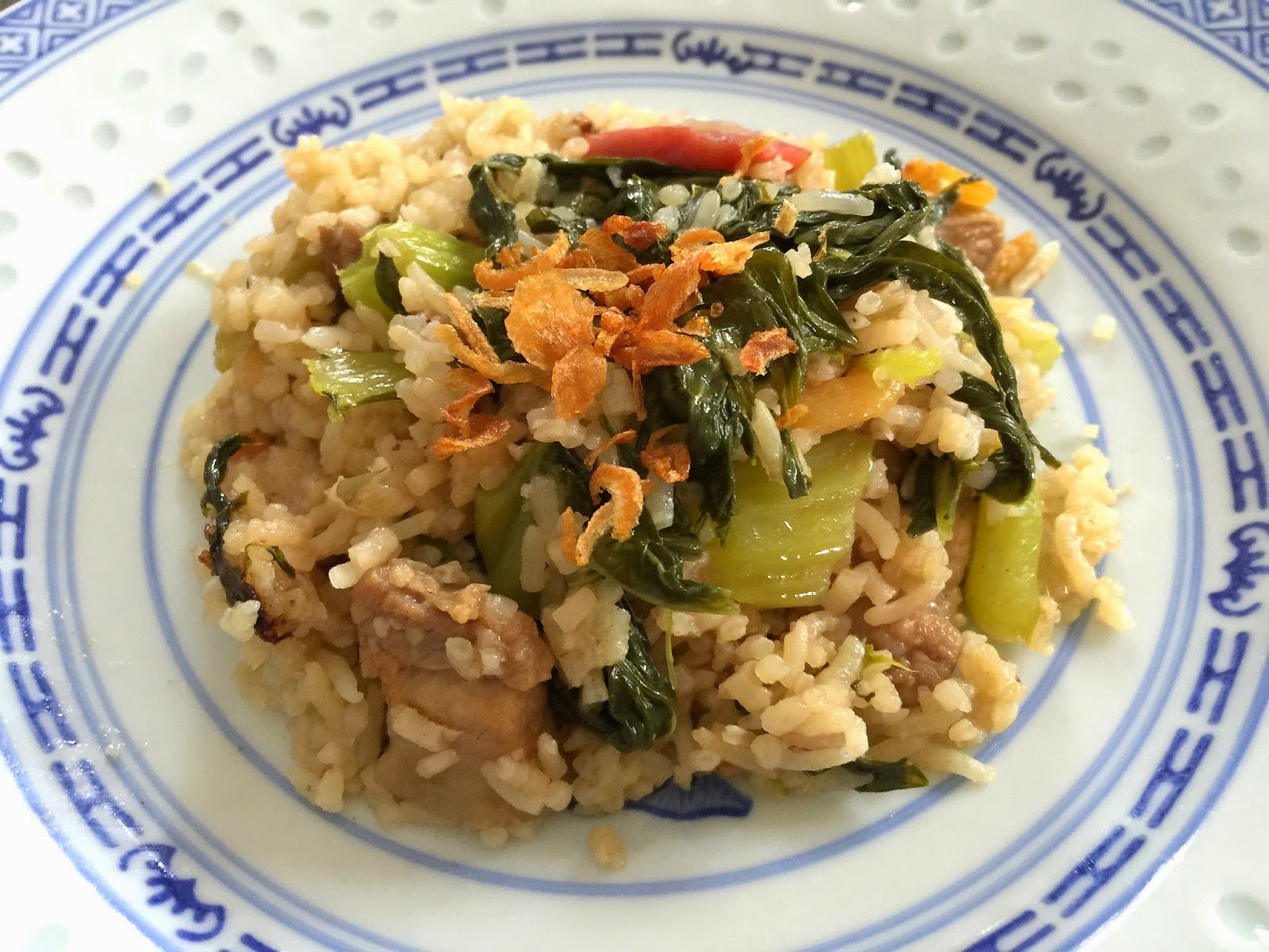 Teoh Family Nyonya Cookbook: Guah Chye Pui (Guah Chye Rice)