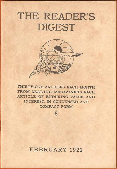 File:First issue of the Reader's Digest, February 1922.png - Wikimedia ...