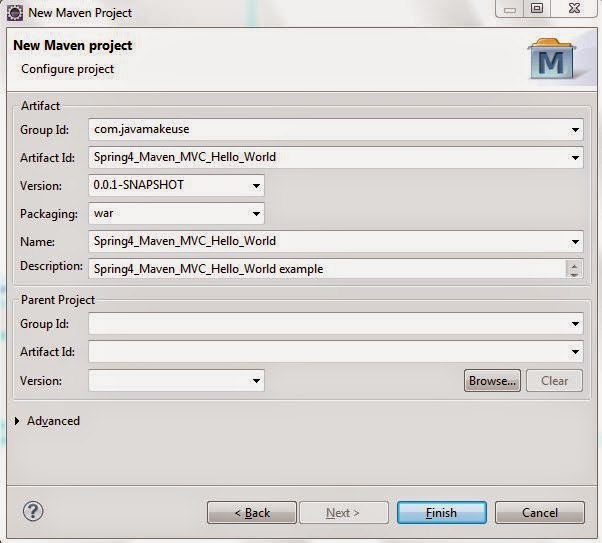 Spring 4 Mvc Hello World Example Using Maven Javamakeuse Java Big Data Scala Hive