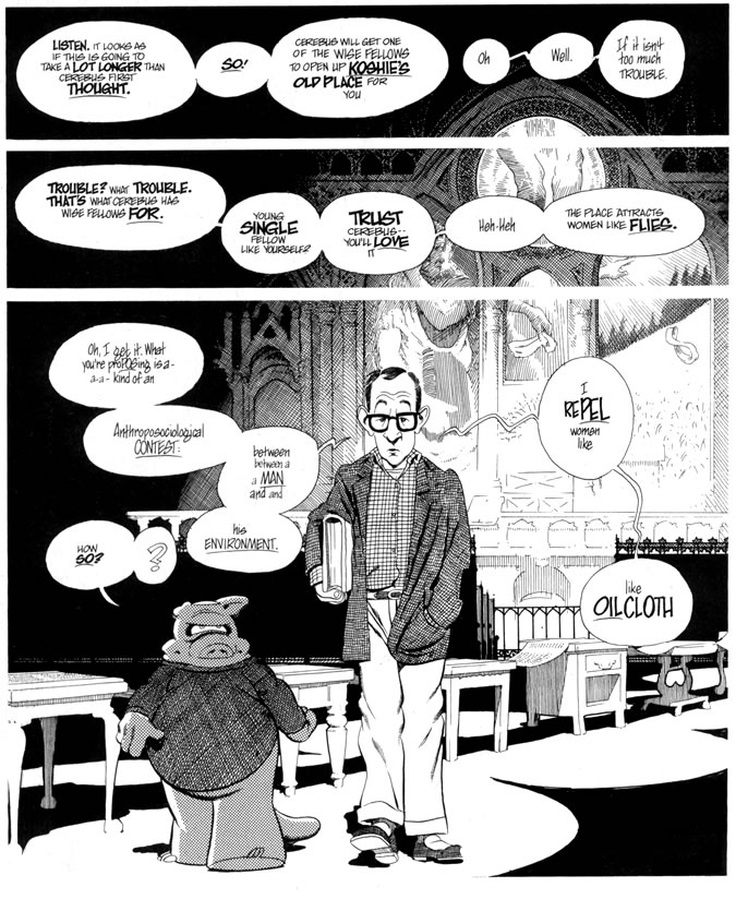 A MOMENT OF CEREBUS: Dave Sim, Genius