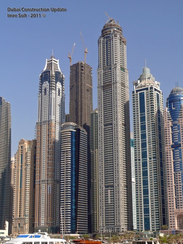 Dubai Constructions Update by Imre Solt: Dubai Marina tallest block ...