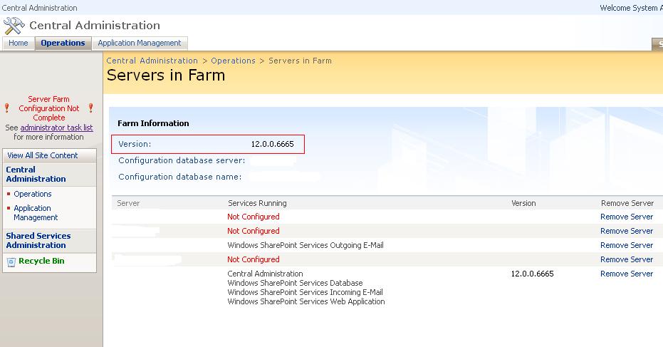 How to determine SharePoint 2007 versions installed in server | Telan