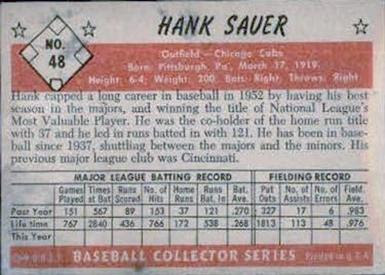 Vintage Cubs Cards: The 1953 Bowman Color baseball card set is a true ...