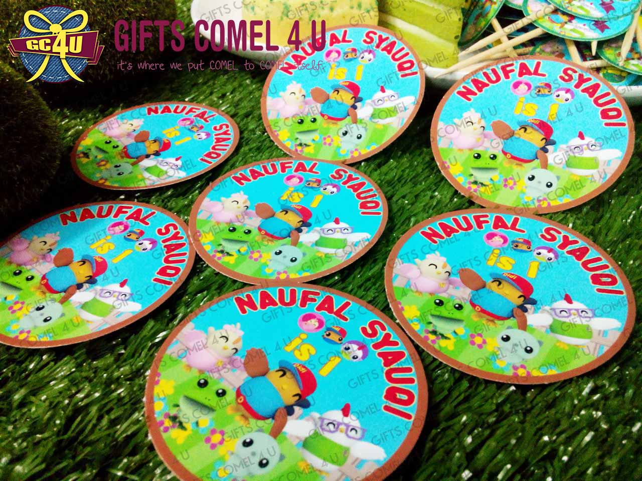 Gifts Comel 4 U: Stickers & TQ Tag