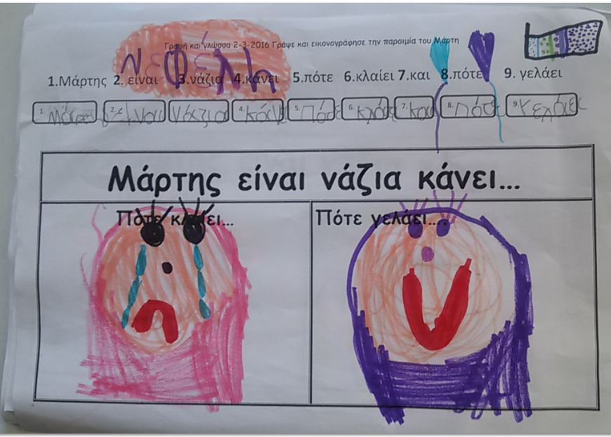 ...Το Νηπιαγωγείο μ' αρέσει πιο πολύ.: Μάρτη Μάρτη μου καλέ...Με ...