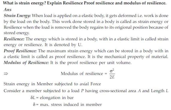 Vedupro: Strain Energy, Strain Energy Method ......