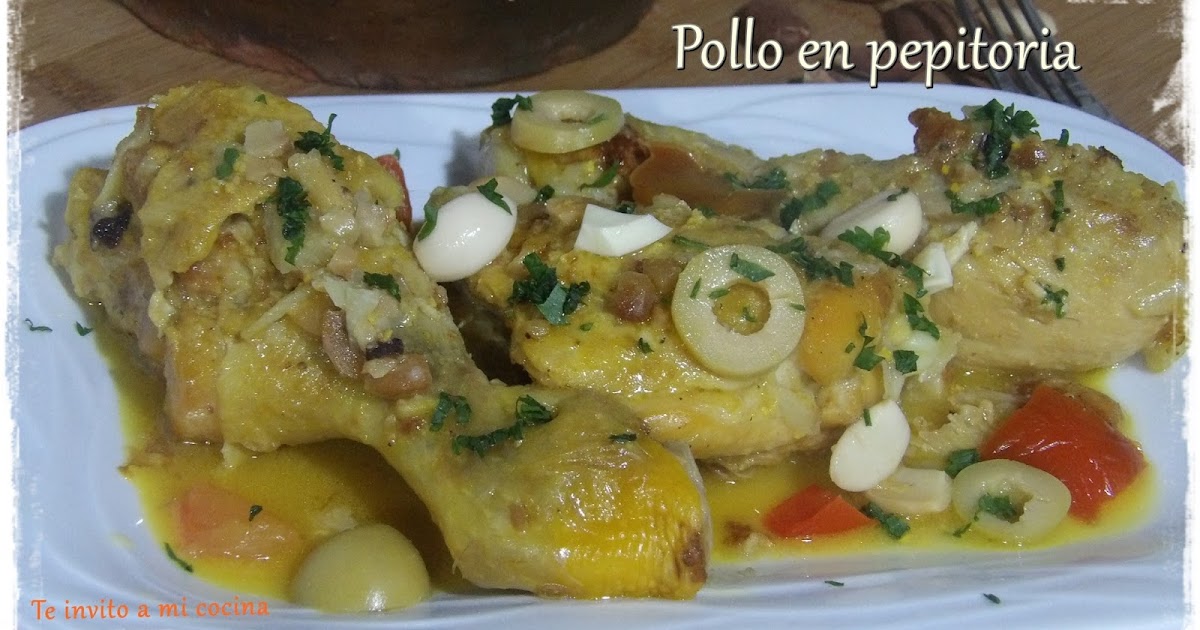 Pollo en pepitoria
