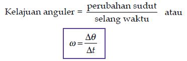 Kecepatan Anguler | Fisika Kimia