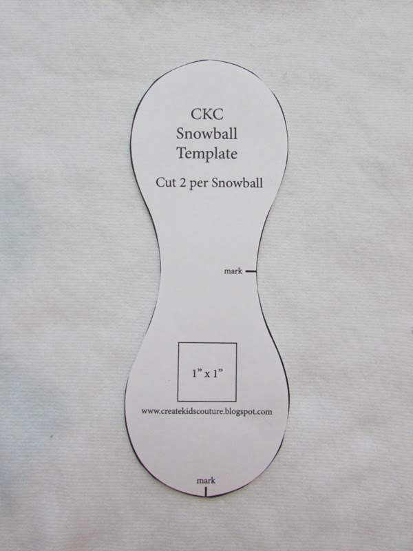 Create Kids Couture: 9th Day of Christmas: Snowball Fight in a Bag