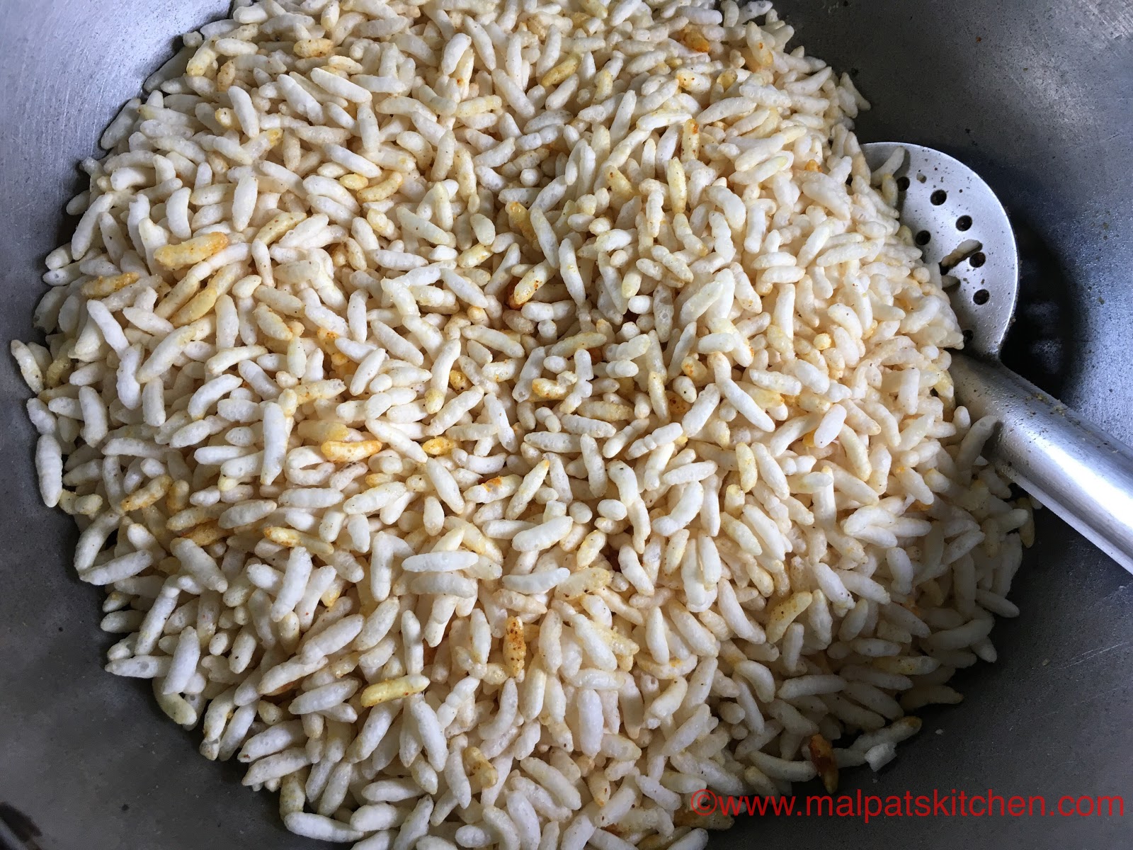 CRISPY MURMURA, how to make spicy, crunchy Puffed rice ~ Malpats Kitchen