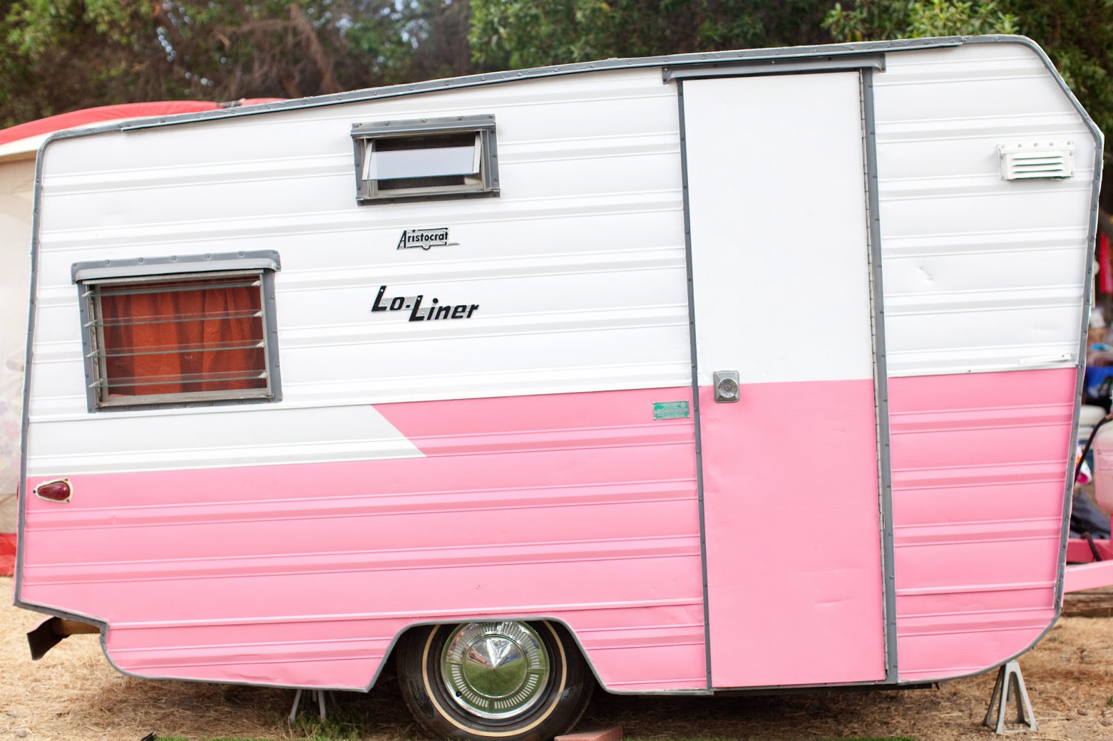 Pink Vintage Trailer