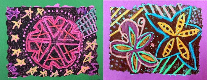 the colorful art room: Colored Prints