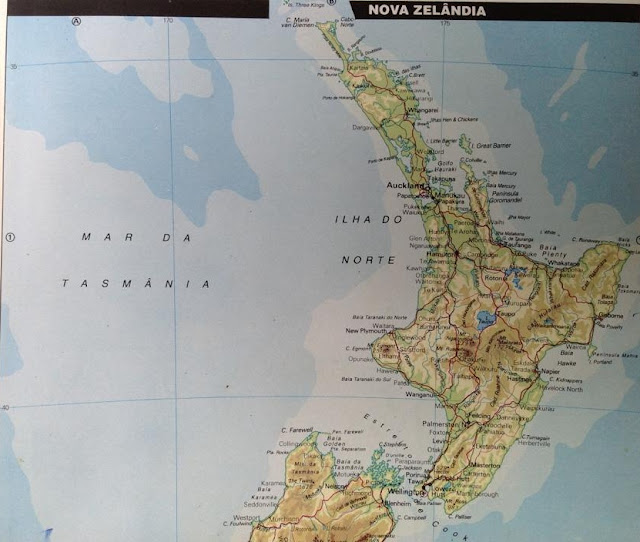 New Zealand - Geographical Maps of New Zealand ~ Klima Naturali™