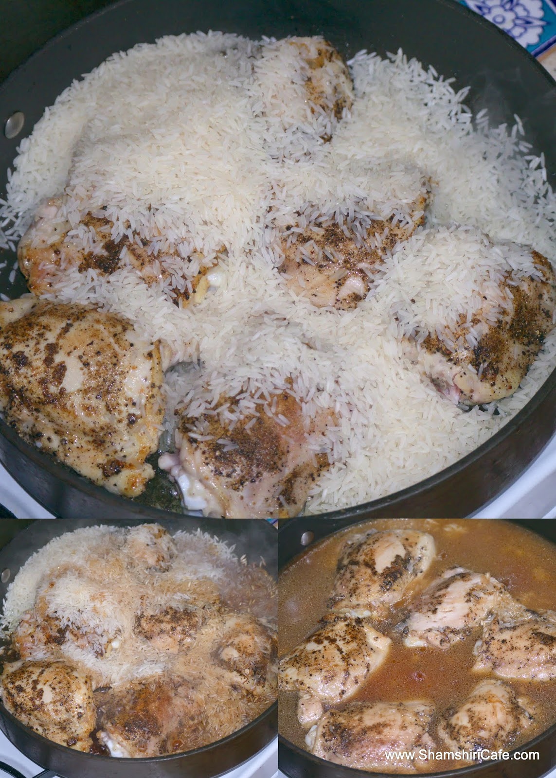 One-pot Filipino Adobo chicken with rice
