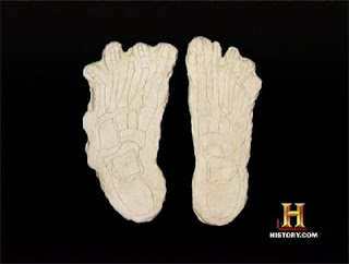 A Guide to Bigfoot: Bigfoot Cripple Foot Tracks