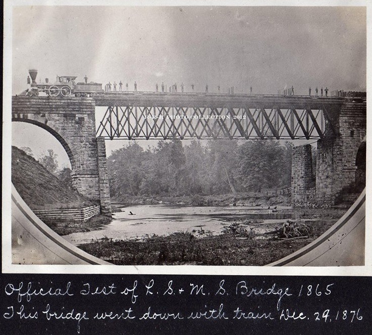 NYC/LS&MS Ashtabula River Bridge Disaster ~ Pecous