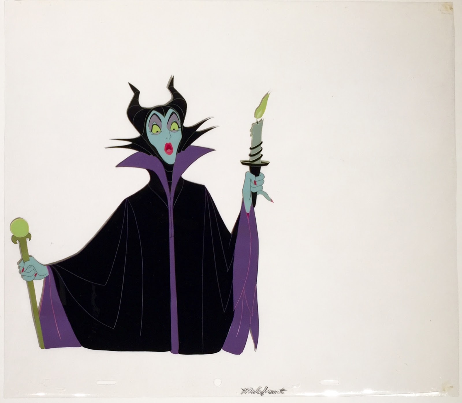 Animation Collection: Original Production Animation Cel of Maleficent ...