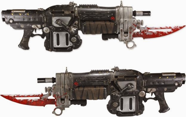 INFINITECONTINUE: Gears of War 3 Retro Lancer back up for pre-order