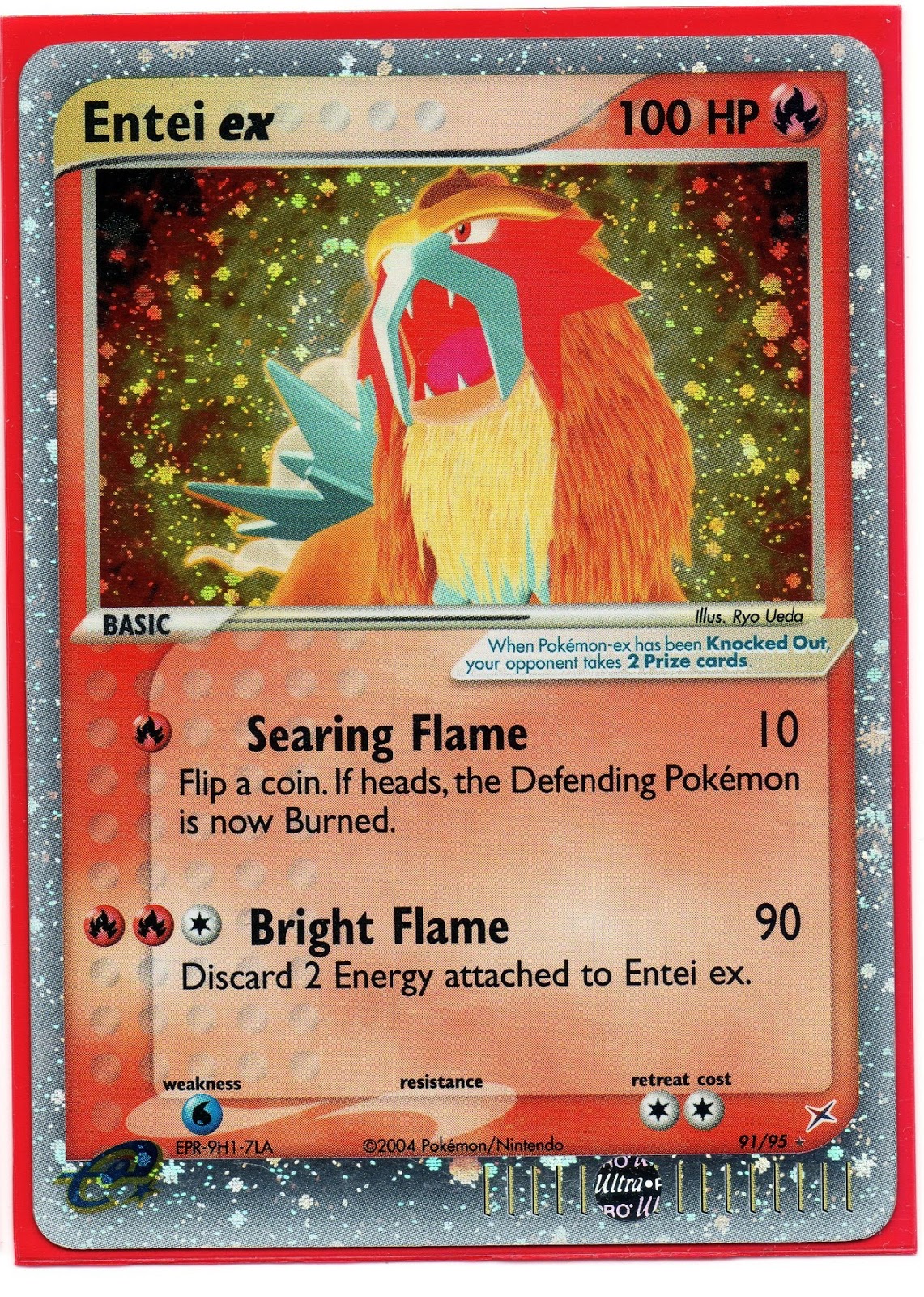 El Mundo de las Cartas Pokemon: Entei ex 91/95 (Team Magma Vs. Team Aqua)