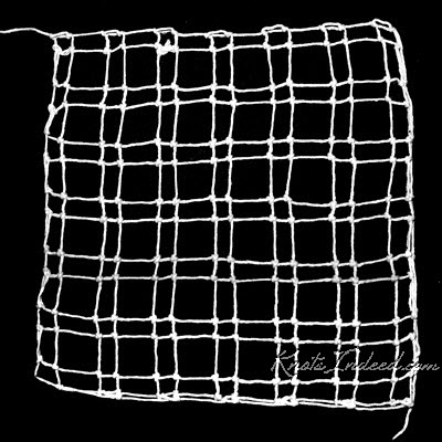 Knots Indeed: A Generic pattern for a square of Square Diamond Netting