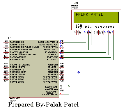 Palak Patel's Blog: LCD 4_Bit Interface With PIC18F4520..