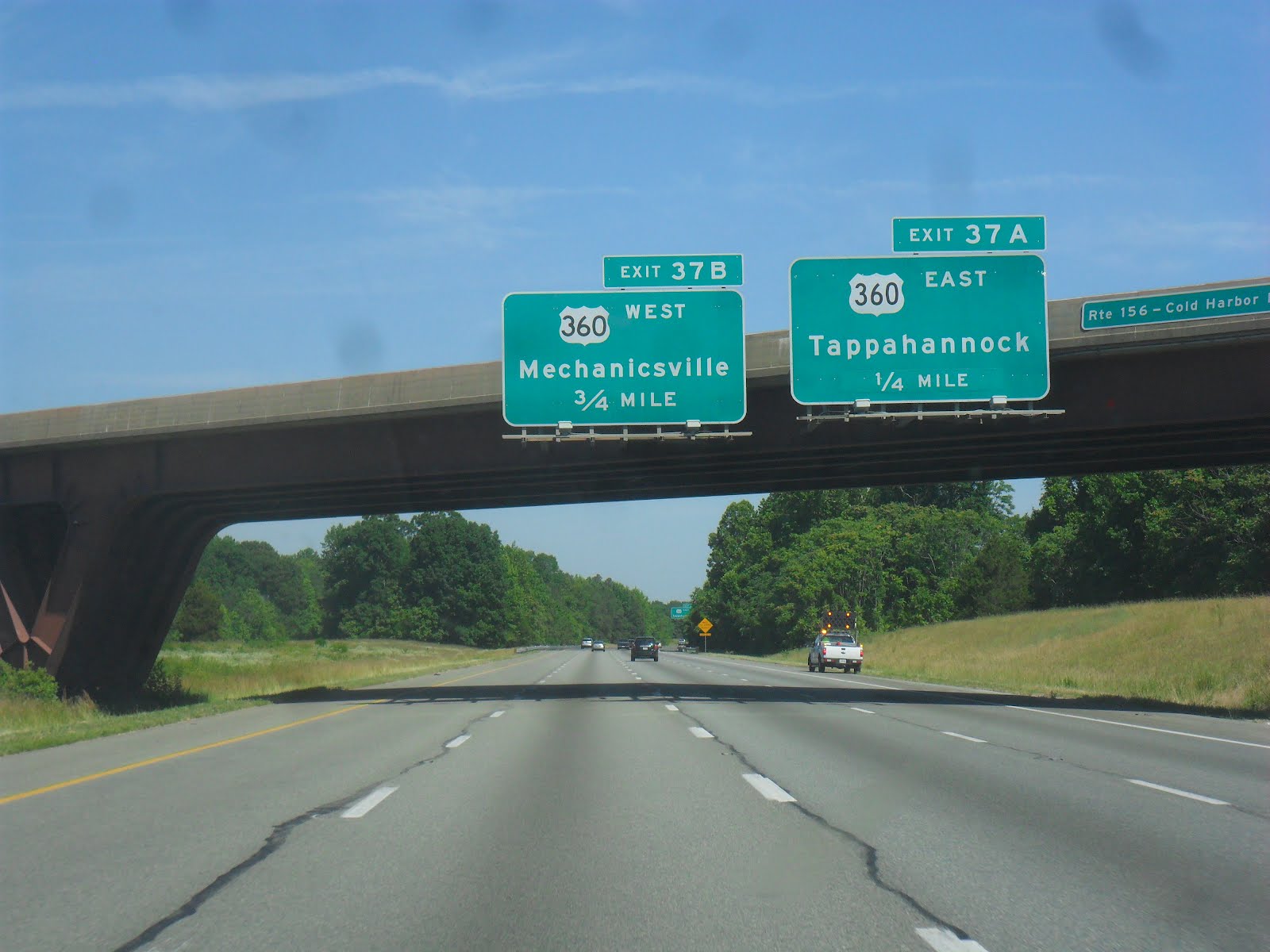 Luke's Signs: Interstate 295 & Route 360 - Hanover County, VA