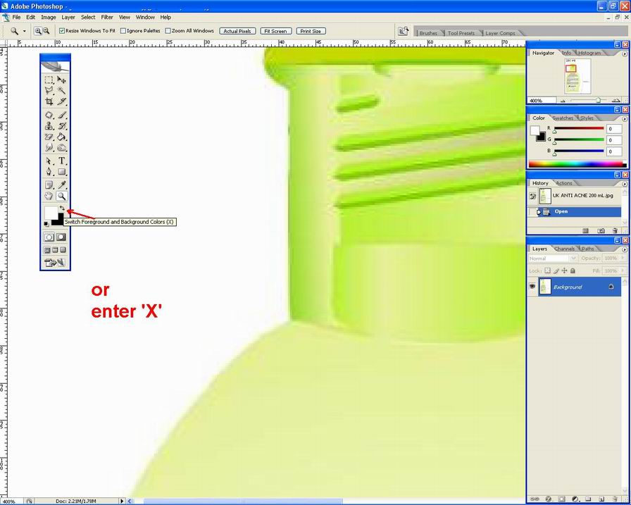 Change the Foreground & Background Color in Photoshop - PHOTOSHOP ...