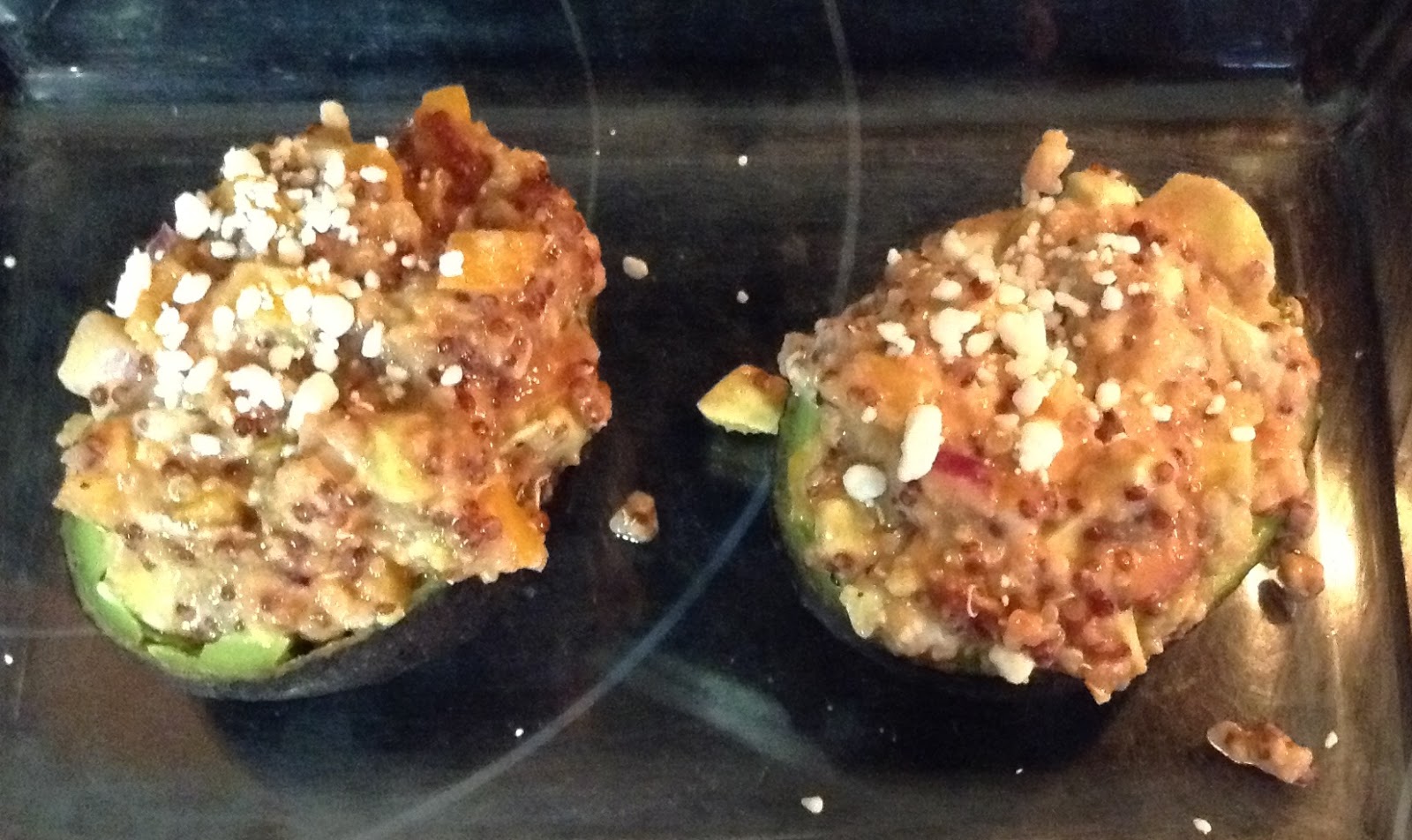 Fit & Healthy Mommy: Baked Stuffed Avocado with Quinoa