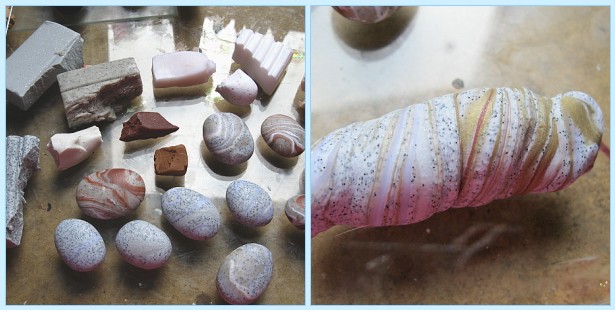 Carol Capaldi Crafts: Polymer clay pebbles