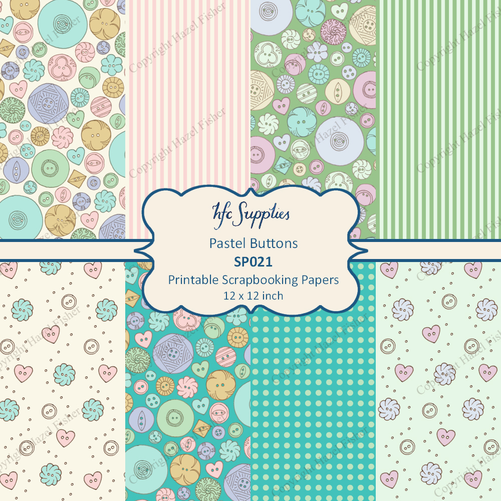 Hazel Fisher Creations: Printable Button Paper and New Wedding Stationery