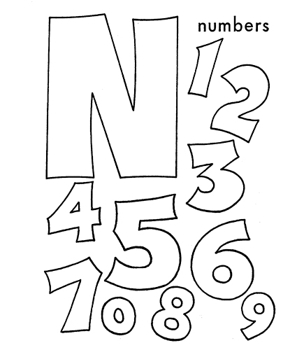Learning Numbers - Colouring for Kids