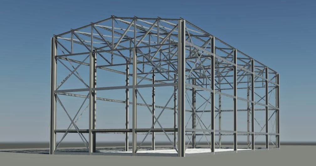 Revit-Mémo: Revit 2014_Structure_Charpente métallique, Ferme ...