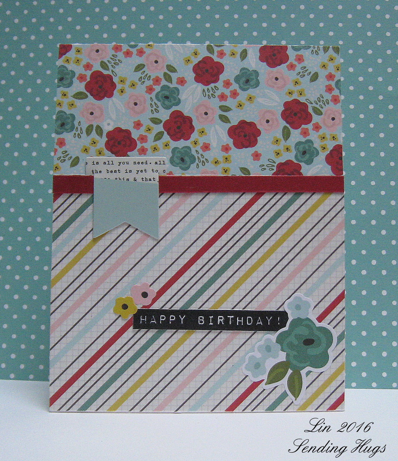 Sending Hugs: SSS April Card Kit: A Colorful Life