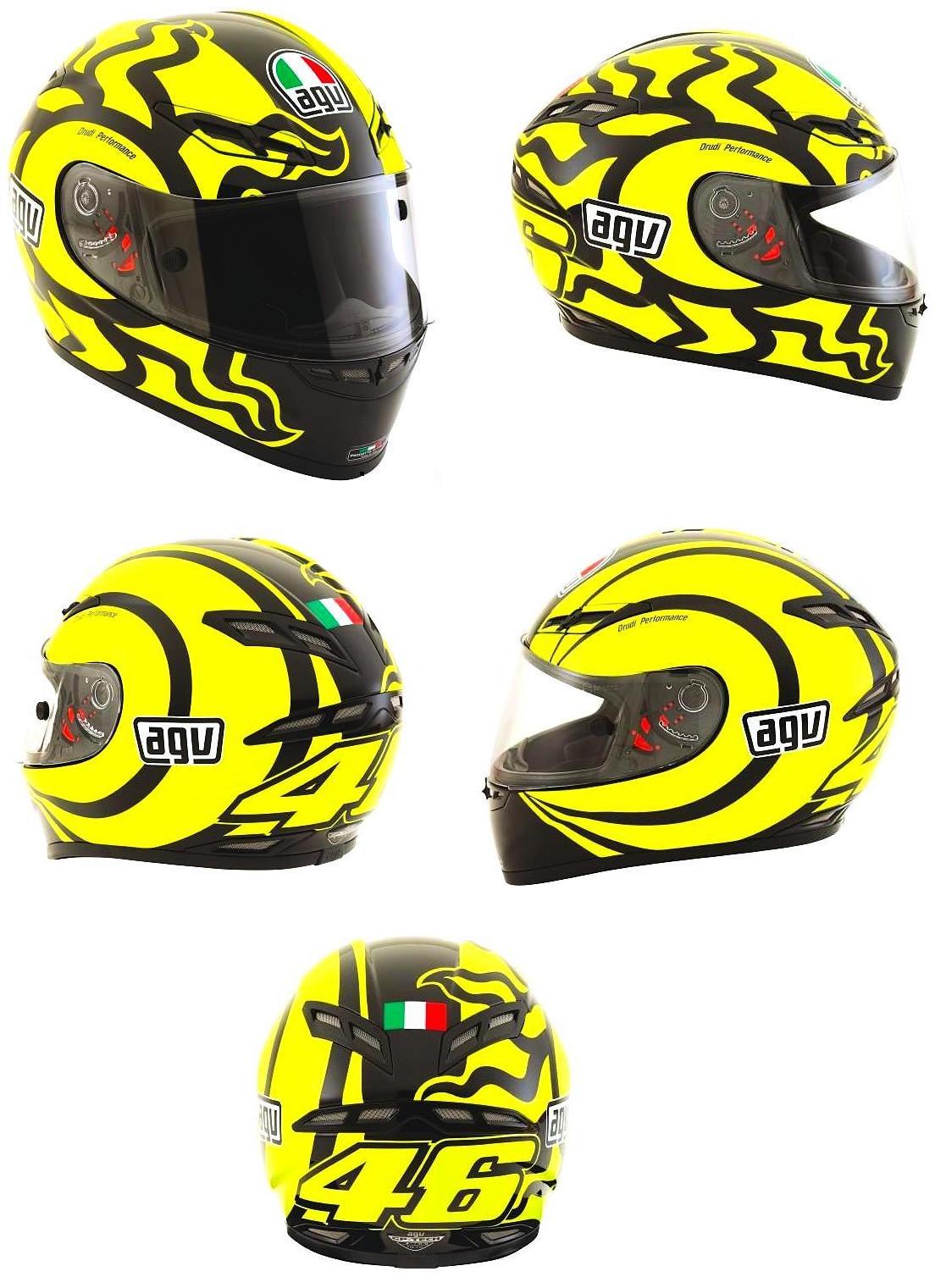 Racing Helmets Garage: Agv GP-Tech Replica V.Rossi Winter Test 2011