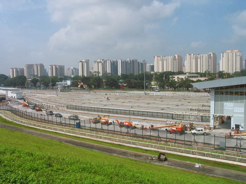 Downtown Line Construction: Gali Batu depot update