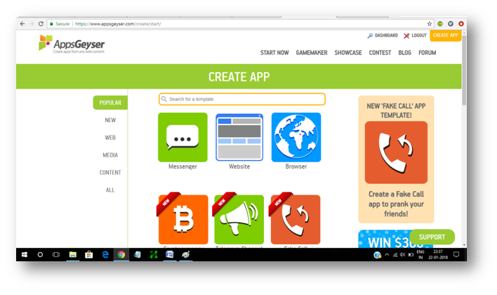 Make mobile app free without coding - Technology Pathshala