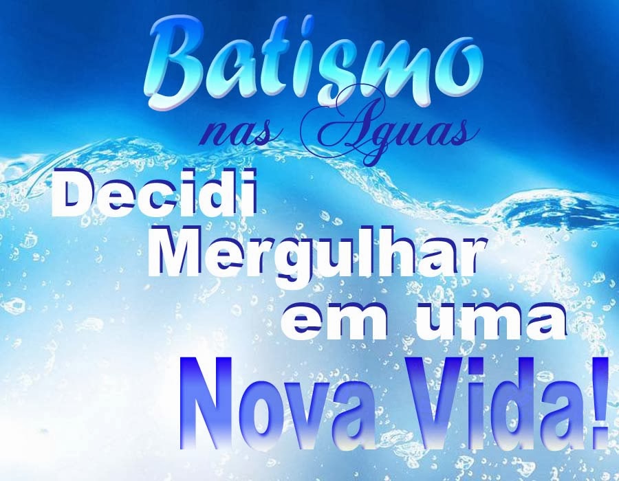 Esfera Missões Batismo Nas Águas