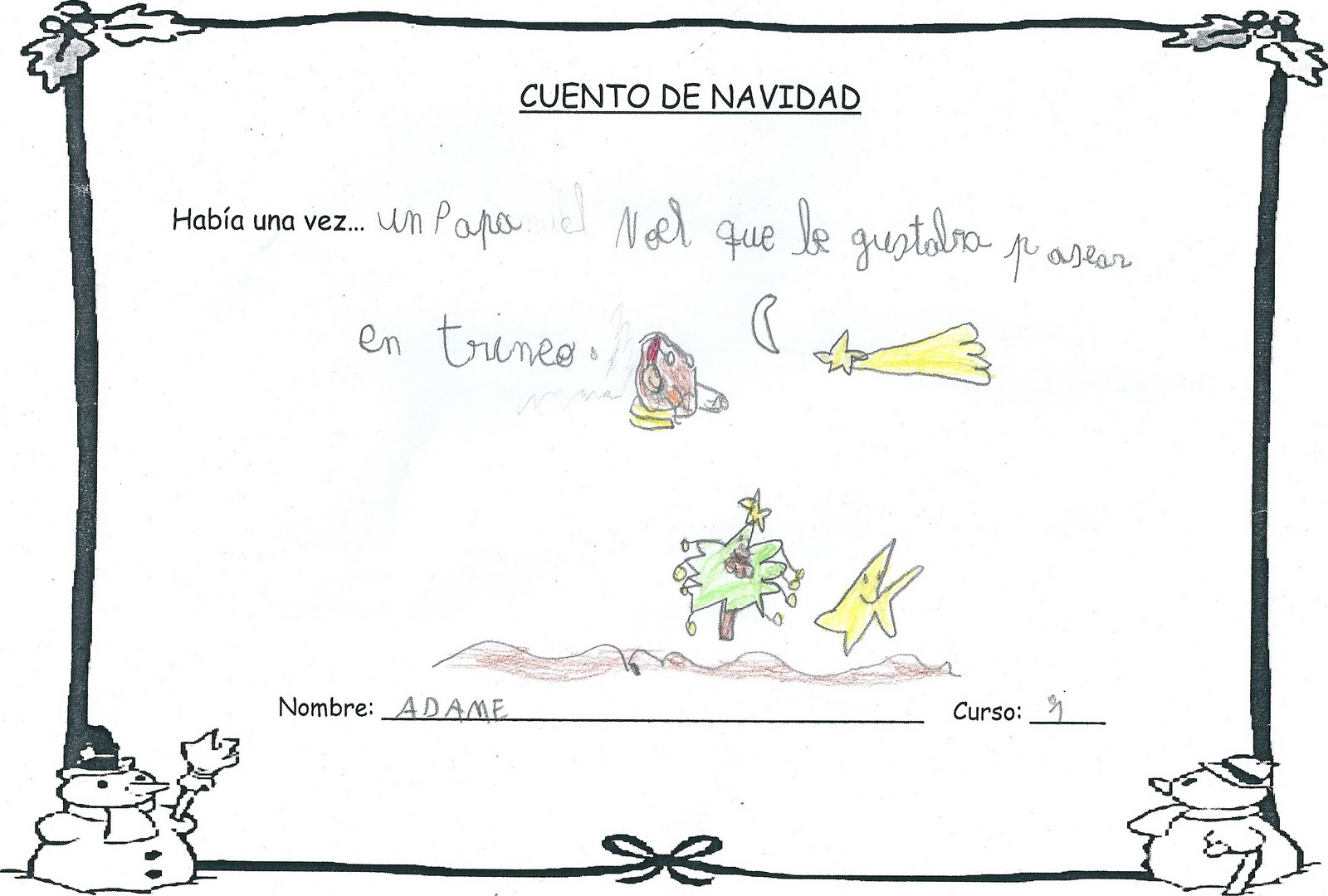 1º de PRIMARIA: Nuestros Cuentos de Navidad.