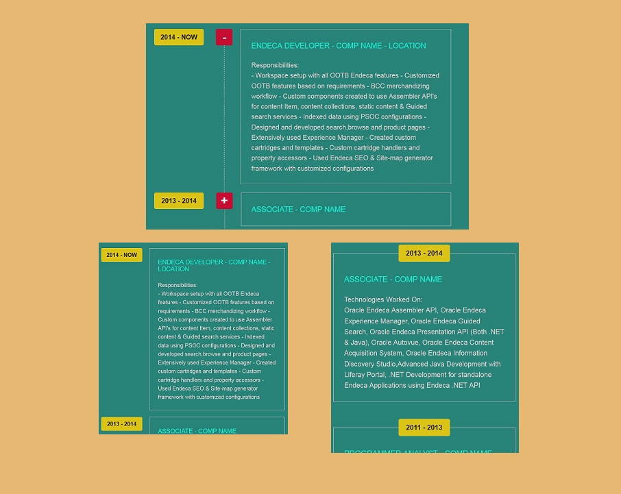 Responsive Timeline With Bootstrap Collapse Programmingfree