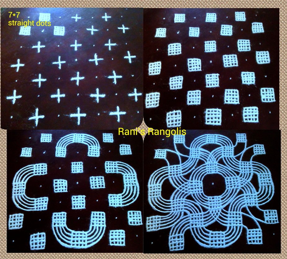 Simple Steps to make Rangoli Designs with Dots