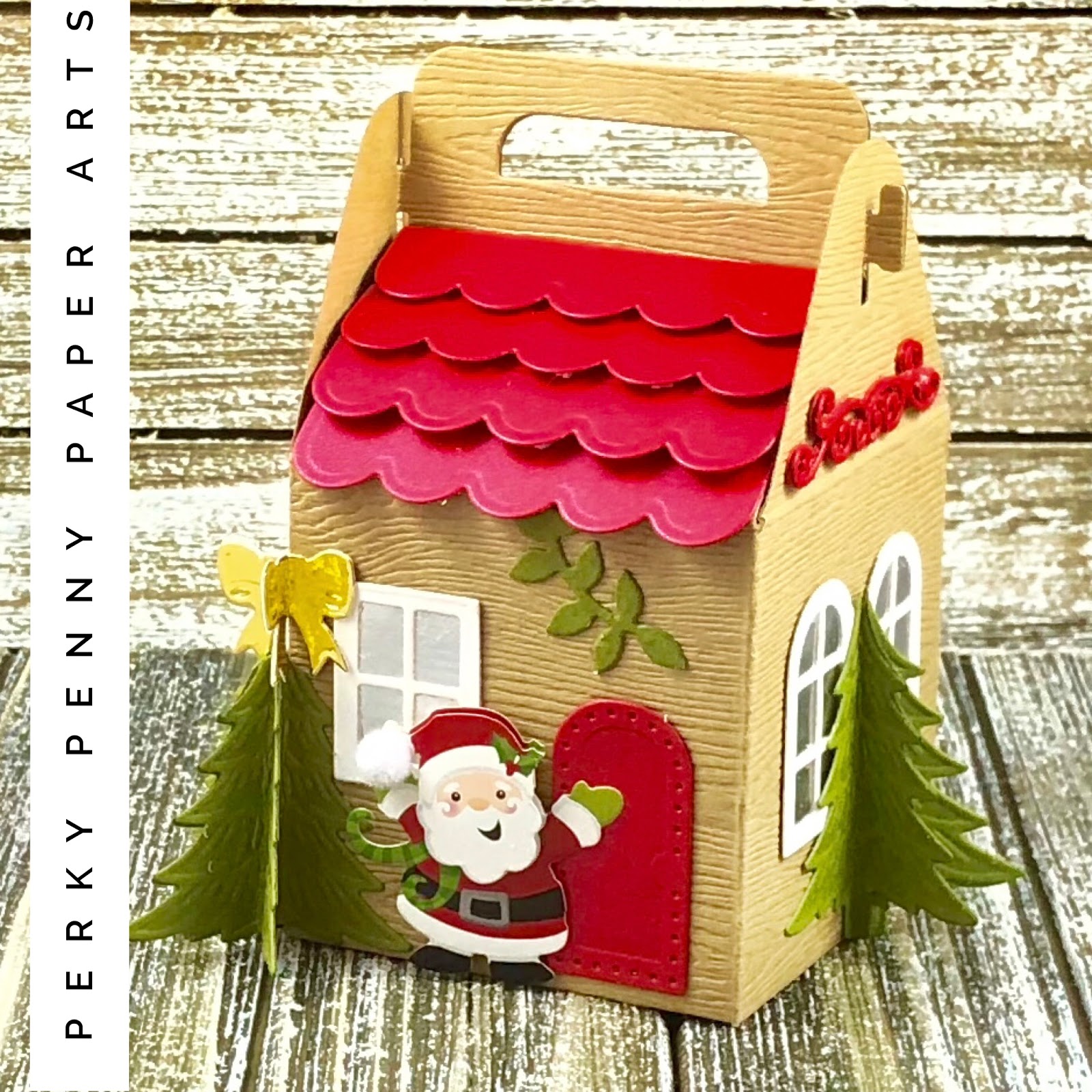 Perky Penny Paper Arts: Christmas Treat Box Featuring A Charming ...