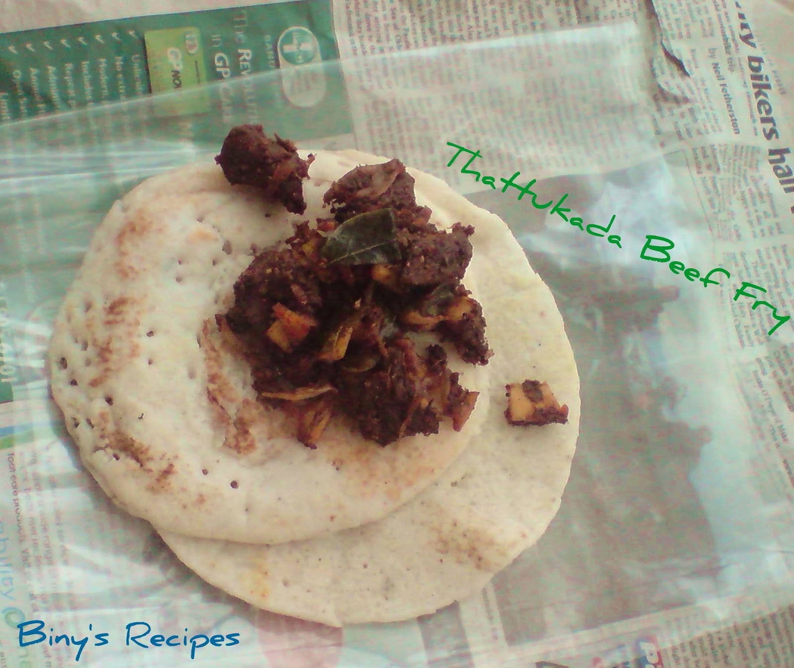 Biny's Recipes: Thattukada Beef Fry