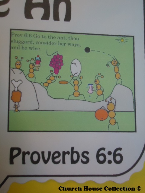 Church House Collection Blog: "Let's Be Like An Ant" Folder Lapbook ...