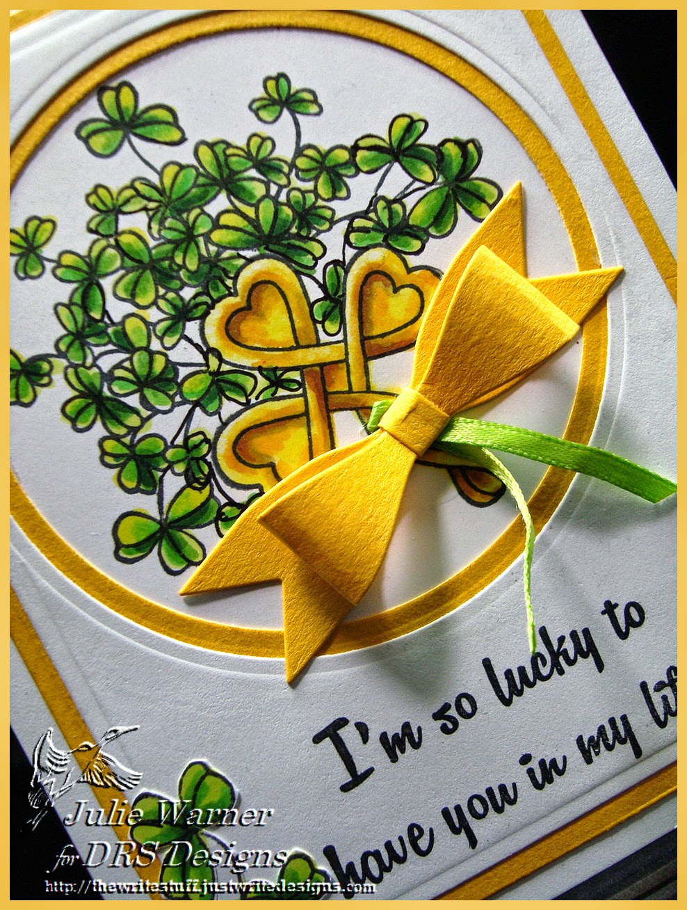 DRS Designs Rubber Stamps: Shamrock Bouquet