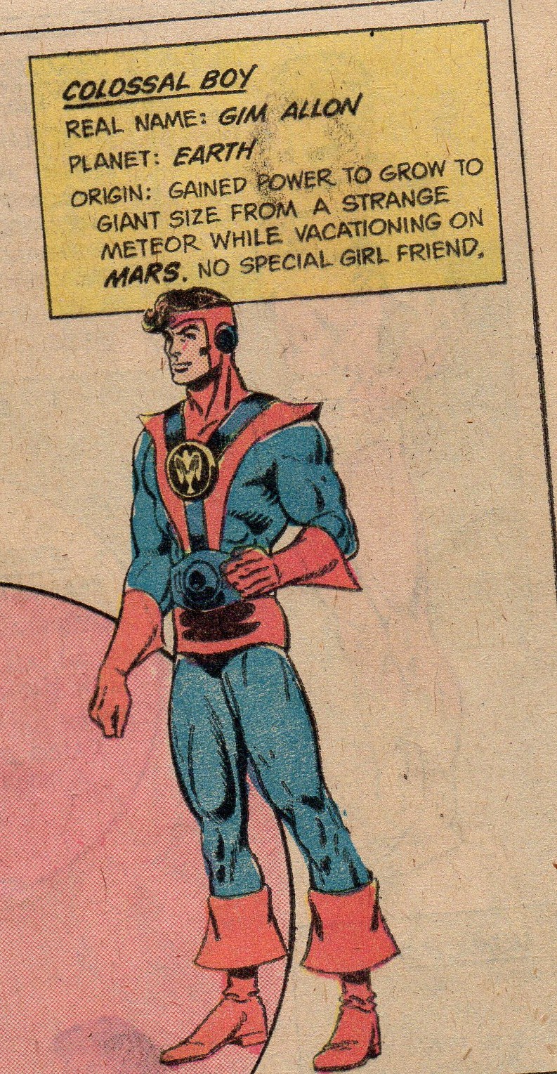 Superboy And the Legion of Super-Heroes: Member Profile: Colossal Boy