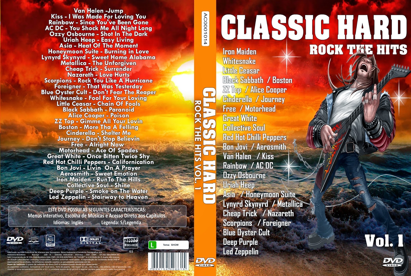 Classic Hard Rock – The Hits DVD 1:CAPAS BOM DE MAIS