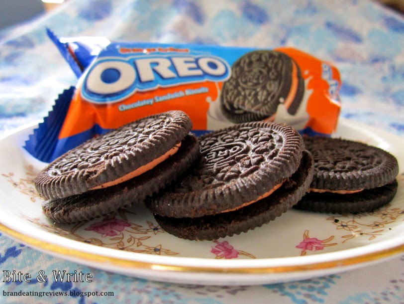 Bite & Write: Review - Orange Créme Flavored Oreo Chocolatey Sandwich ...