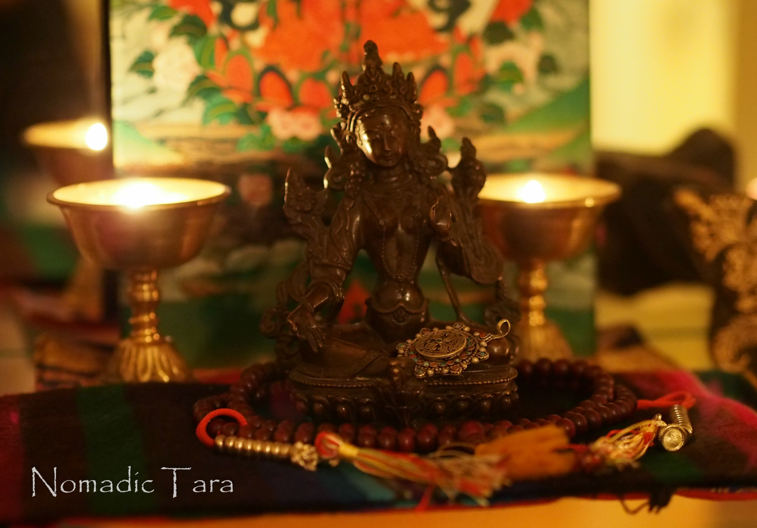 Nomadic Tara: Colour and candlelight...